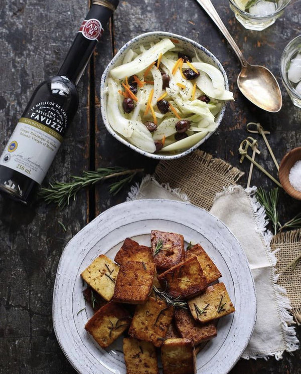 Recipe: Favuzzi's Balsamic Rosemary Tofu - Le fournil Bakery